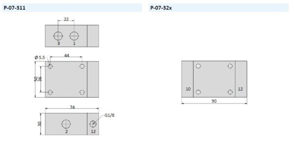 Pilot Valve 3/2, 5/2 และ 5/3 ทาง จากแบรนด์ Airtec - Facto Components