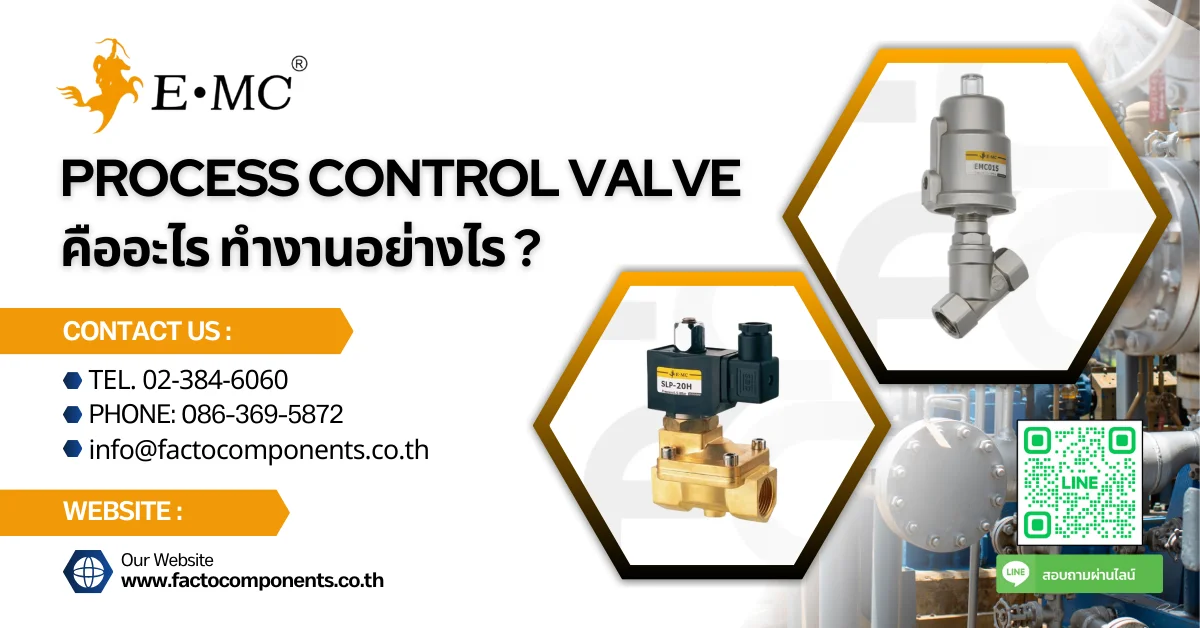 Process Control Valve คืออะไร ทำงานอย่างไร - Facto Components